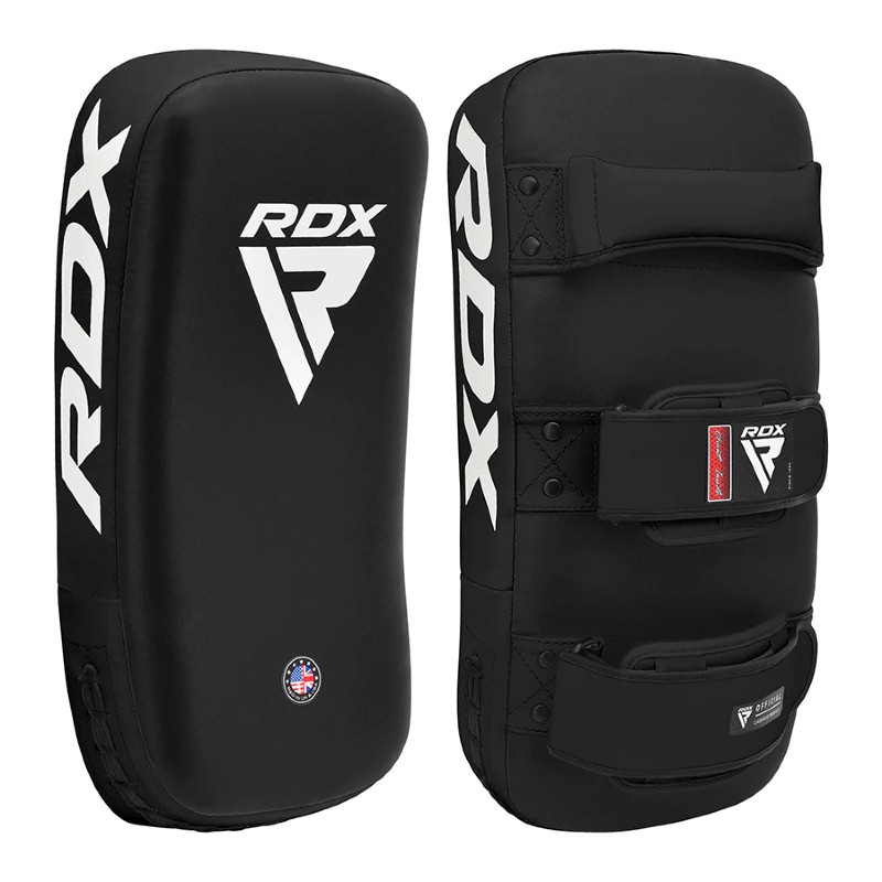 RDX Sports T1 Curved Thai Kick Shield (Black) - Think Sport